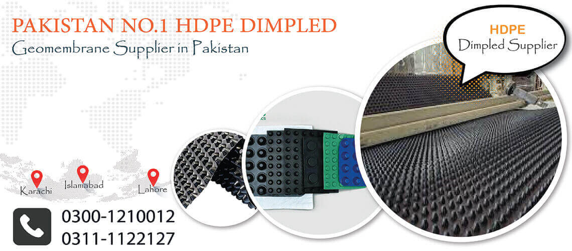 Dimple Sheet Suppliers In Pakistan | HDPE Drainage Board